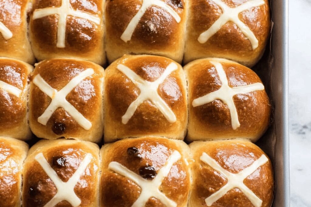 Delicious Homemade Hot Cross Buns Recipe - delicedcook.com