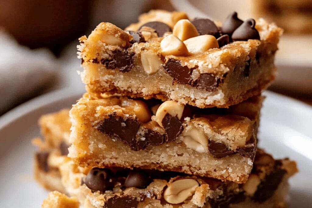 No-Bowl Chocolate Nut Bars Recipe - delicedcook.com