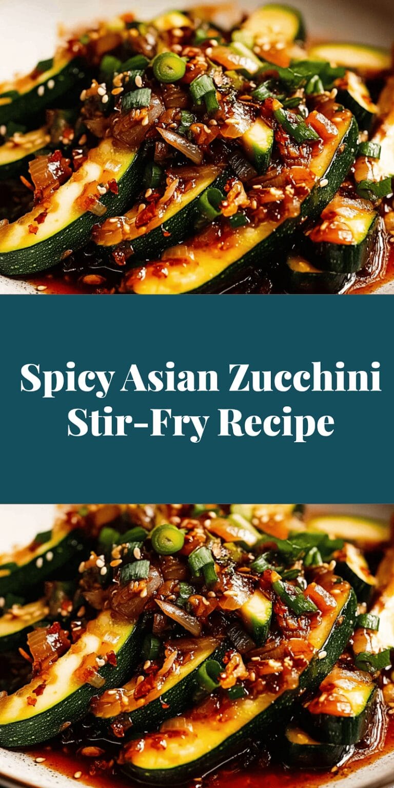 Spicy Asian Zucchini Stir-Fry Recipe - delicedcook.com