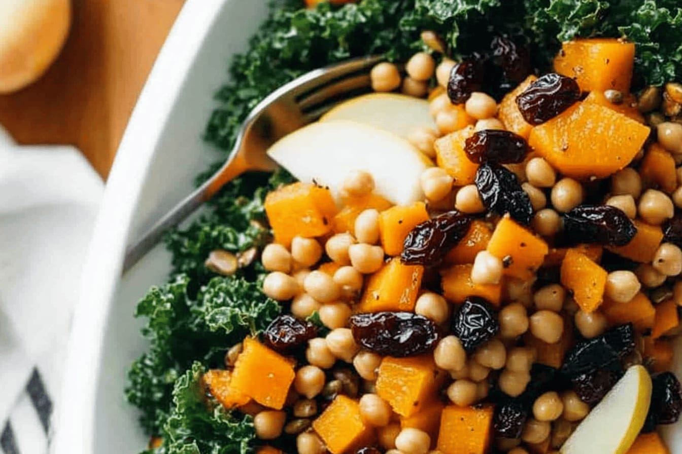 Kale and Squash Salad Recipe - delicedcook.com