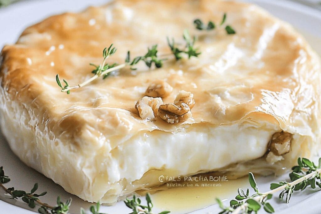 Baked Brie in Pie Crust Recipe - delicedcook.com