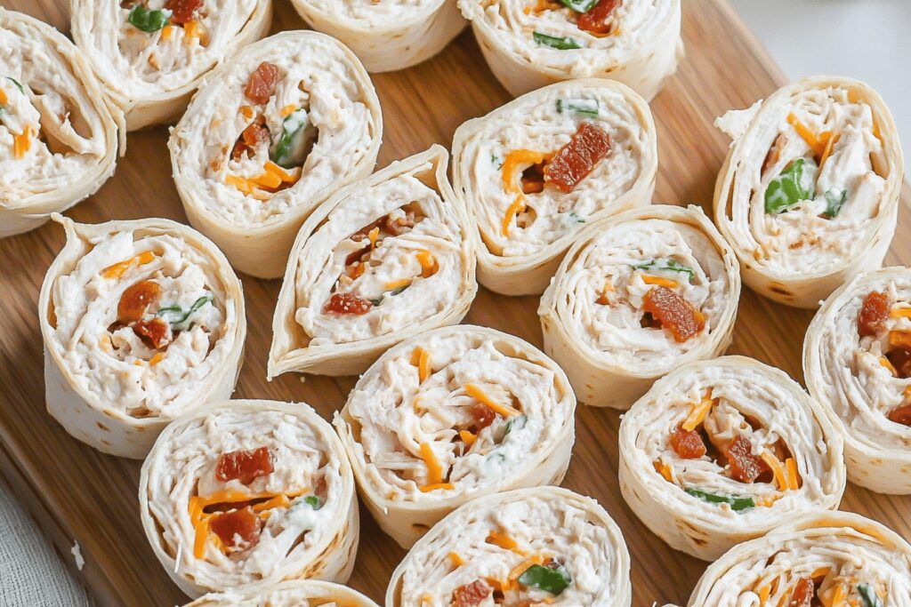 Chicken Bacon Ranch Pinwheels Recipe - delicedcook.com