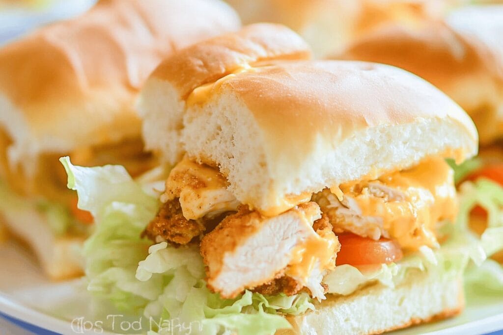 Chicken Tender Sliders for Family Fun - delicedcook.com