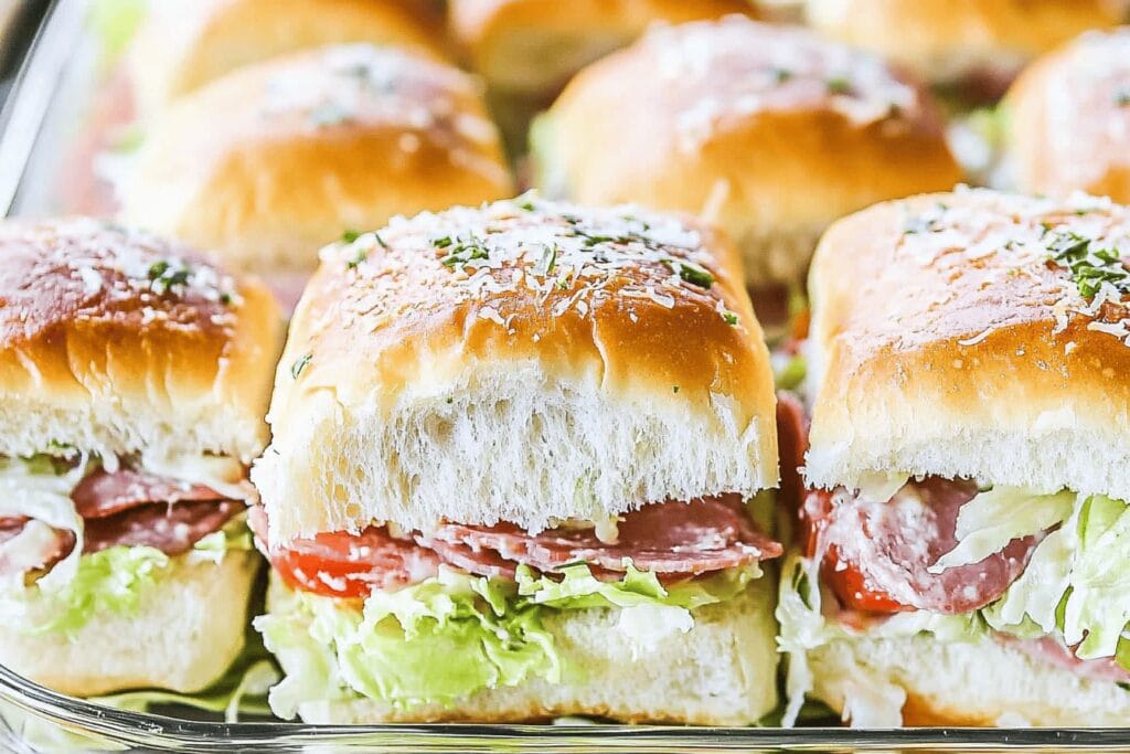 Italian Grinder Sliders Recipe for Family Fun - delicedcook.com