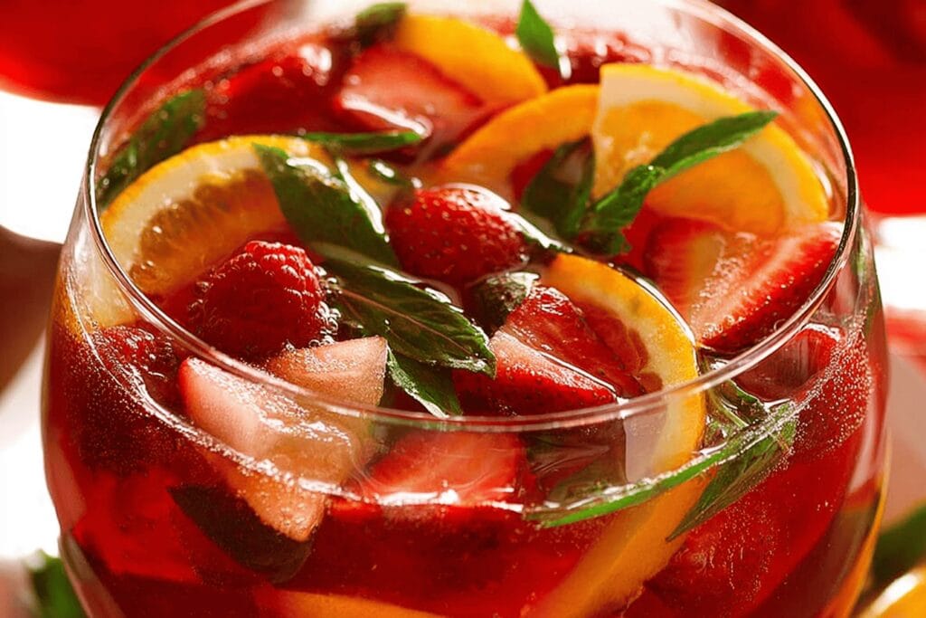Delicious Celebration Fruit Punch Recipe - delicedcook.com