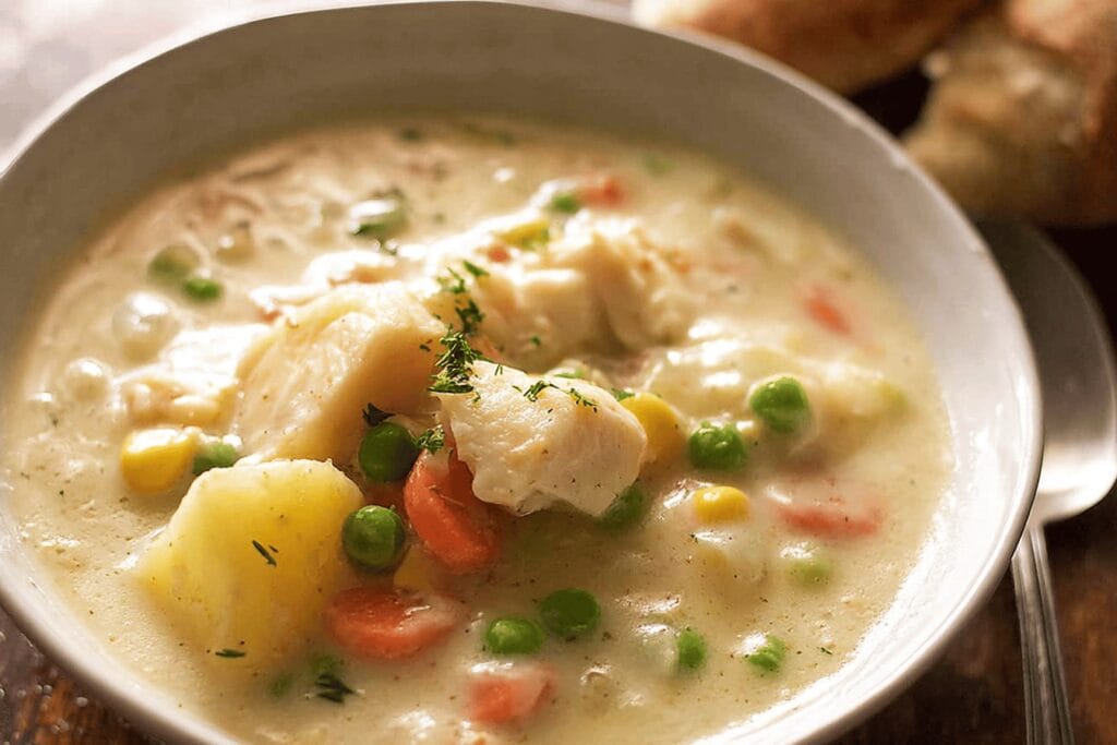 Delicious Fish Chowder Soup Recipe - delicedcook.com