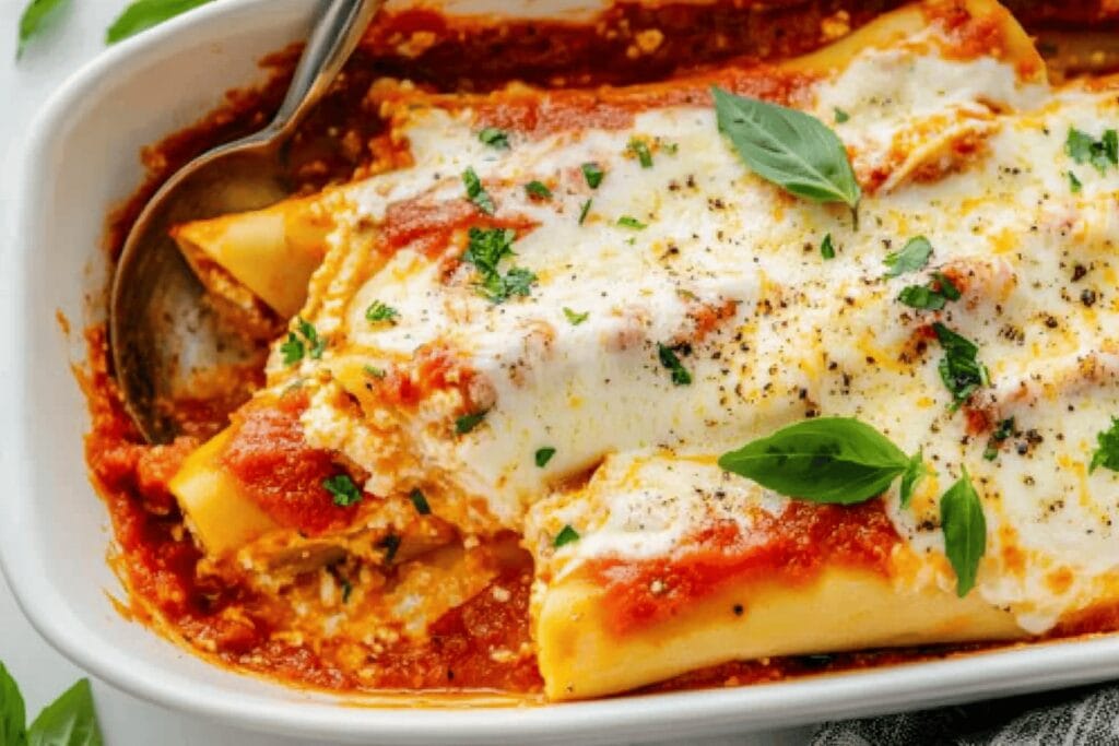 Easy Homemade Manicotti Recipe You’ll Love - delicedcook.com