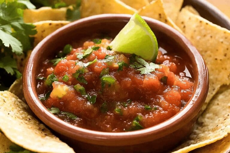 Easy Restaurant-Style Salsa Recipe - delicedcook.com