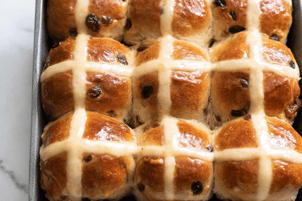 Perfect Homemade Hot Cross Buns Recipe - delicedcook.com