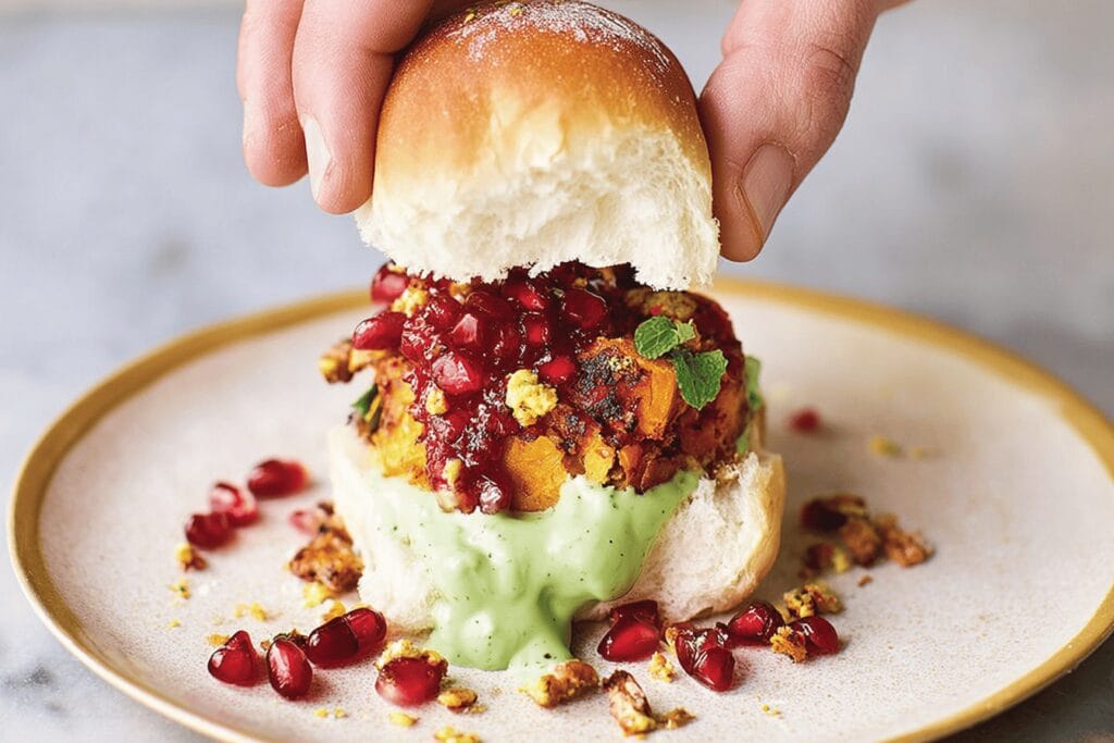 Indian-Style Sweet Potato Chip Butty Recipe