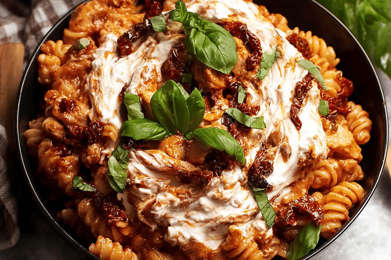 Whipped Ricotta One-Pot Chicken Pasta Recipe - delicedcook.com