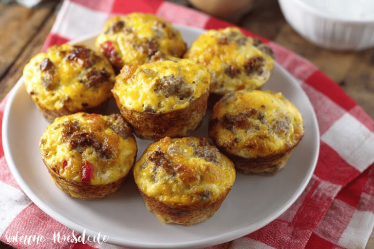 Farmhouse Loaded Egg Muffin Cups Recipe - delicedcook.com
