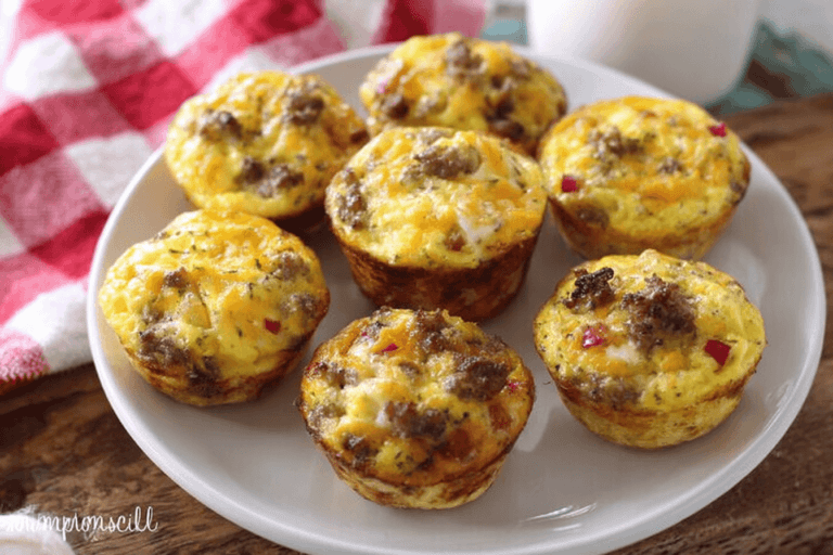 Farmhouse Loaded Egg Muffin Cups Recipe - delicedcook.com