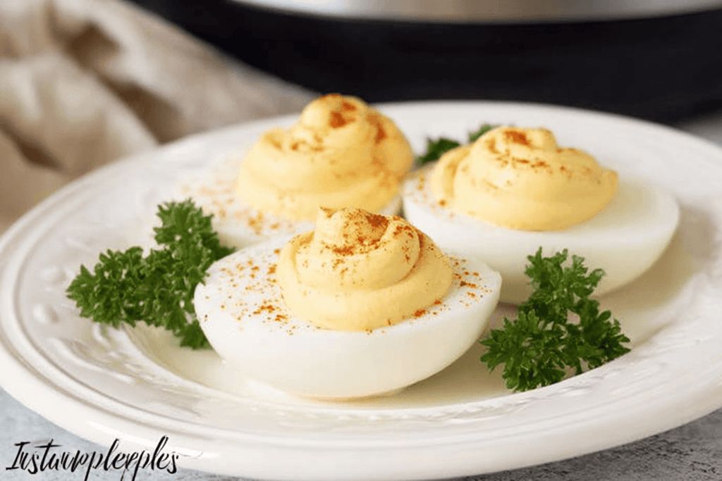Instant Pot Deviled Eggs Recipe Made Easy - delicedcook.com