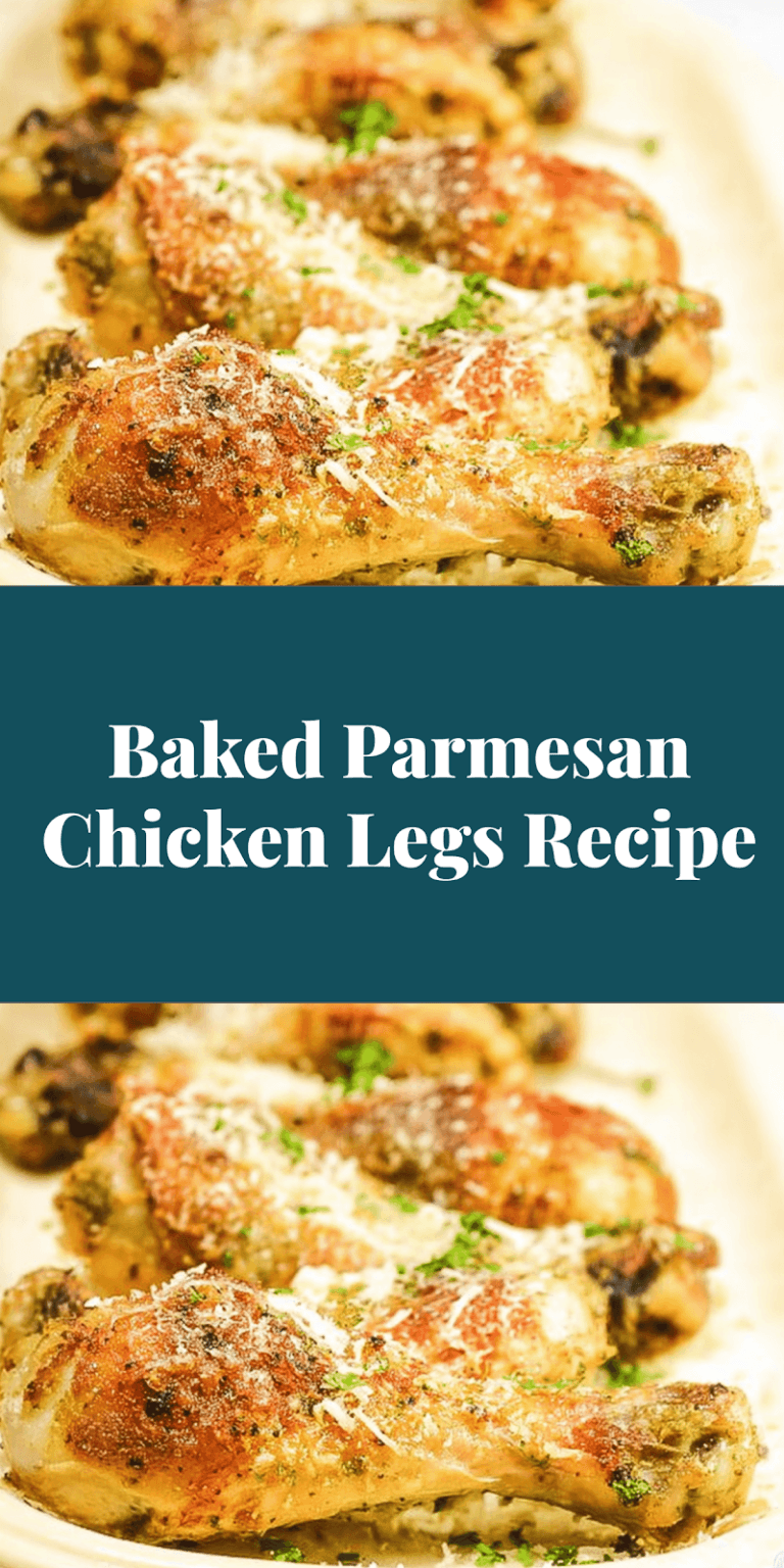 Baked Parmesan Chicken Legs Recipe - delicedcook.com