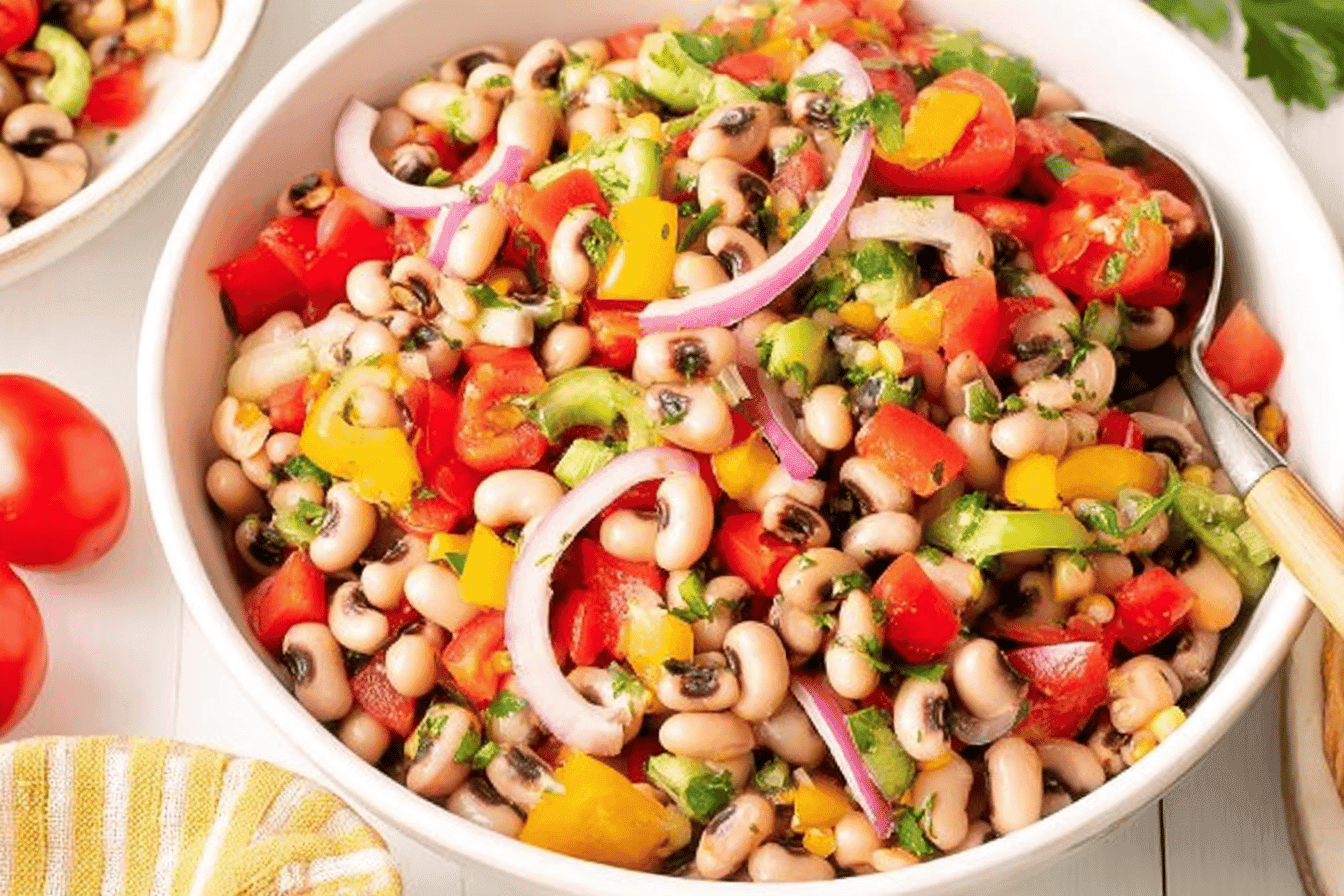 Easy Black Eyed Pea Salad Recipe - delicedcook