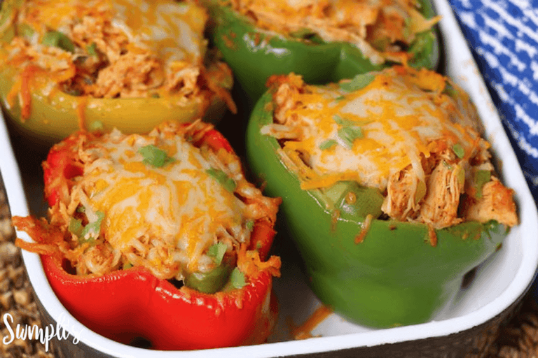 Chicken Fajita Stuffed Peppers Recipe - delicedcook.com