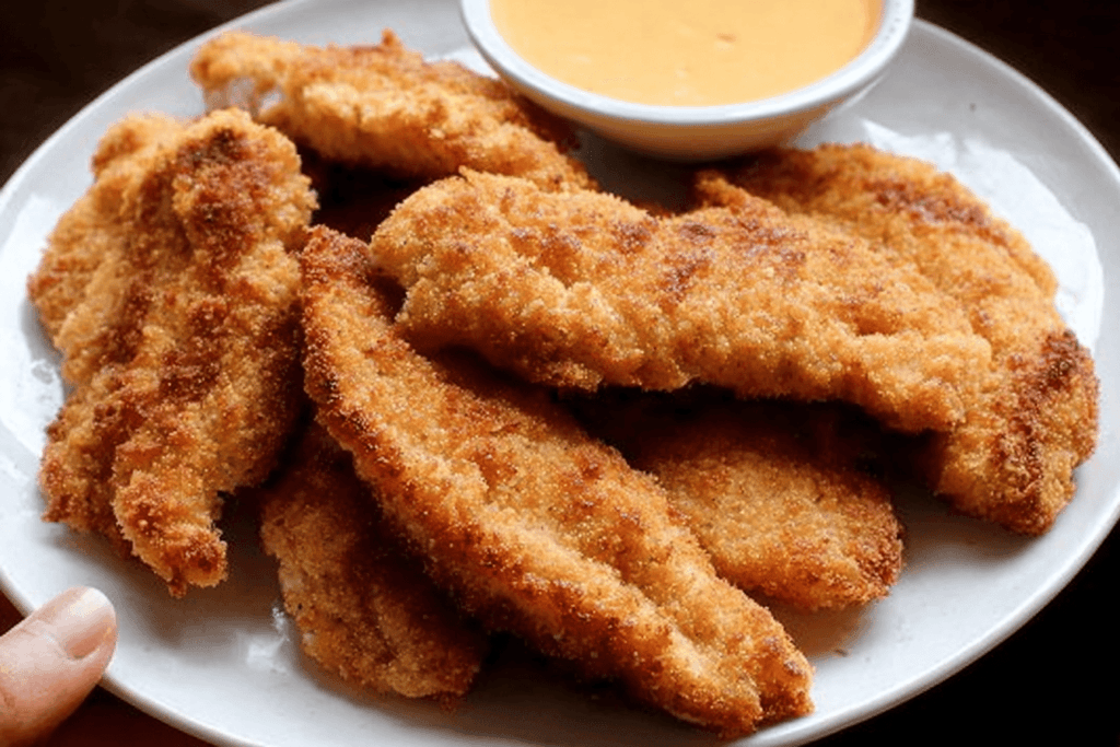 Crispy Air Fryer Chicken Tenders Recipe - delicedcook.com
